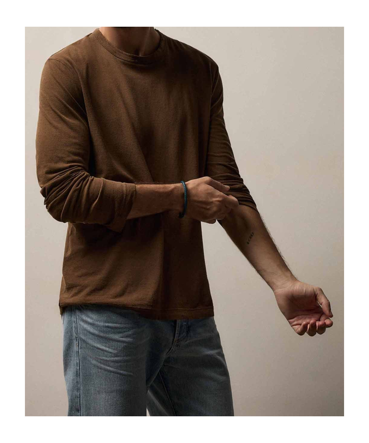 JAMES PERSE James Perse Long Sleeve Crewneck T-Shirt